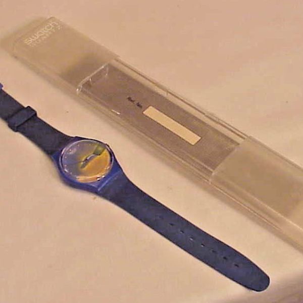 1987 SWATCH Watch Art Special Jean-Michel Folon Limited Edition Le ...