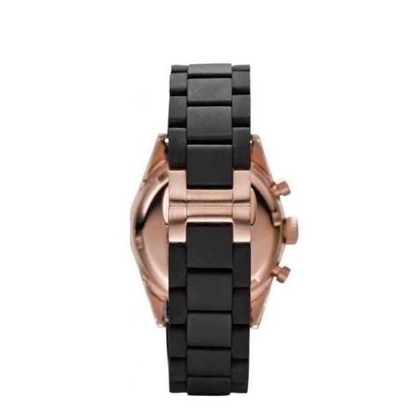 Montre femme EMPORIO ARMANI AR5906 noire Tazio JAMAIS PORTÃ E ...