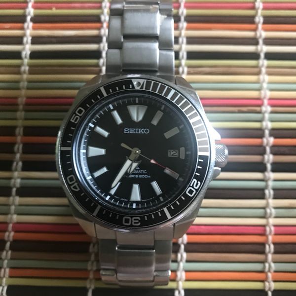 FS: SEIKO SAMURAI black and tan bezel SRPB51 | WatchCharts