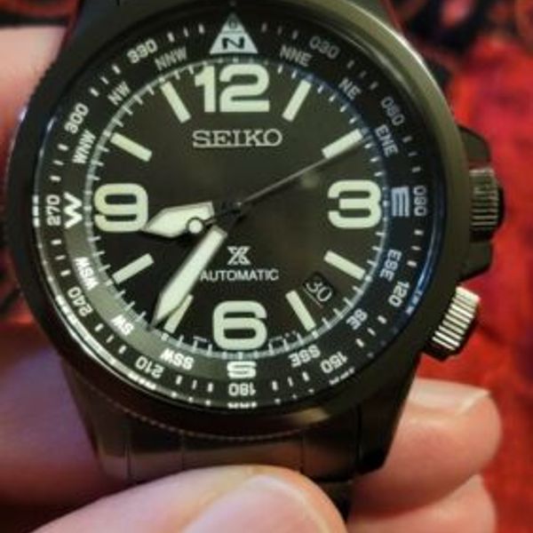 Seiko Prospex SRPA73K1 Gunmetal automatic compass watch | WatchCharts
