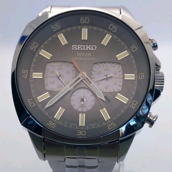 Rare [NEAR MINT w/BOX] SEIKO PROSPEX V175-0DN0 Chrono Men's From JAPAN ...