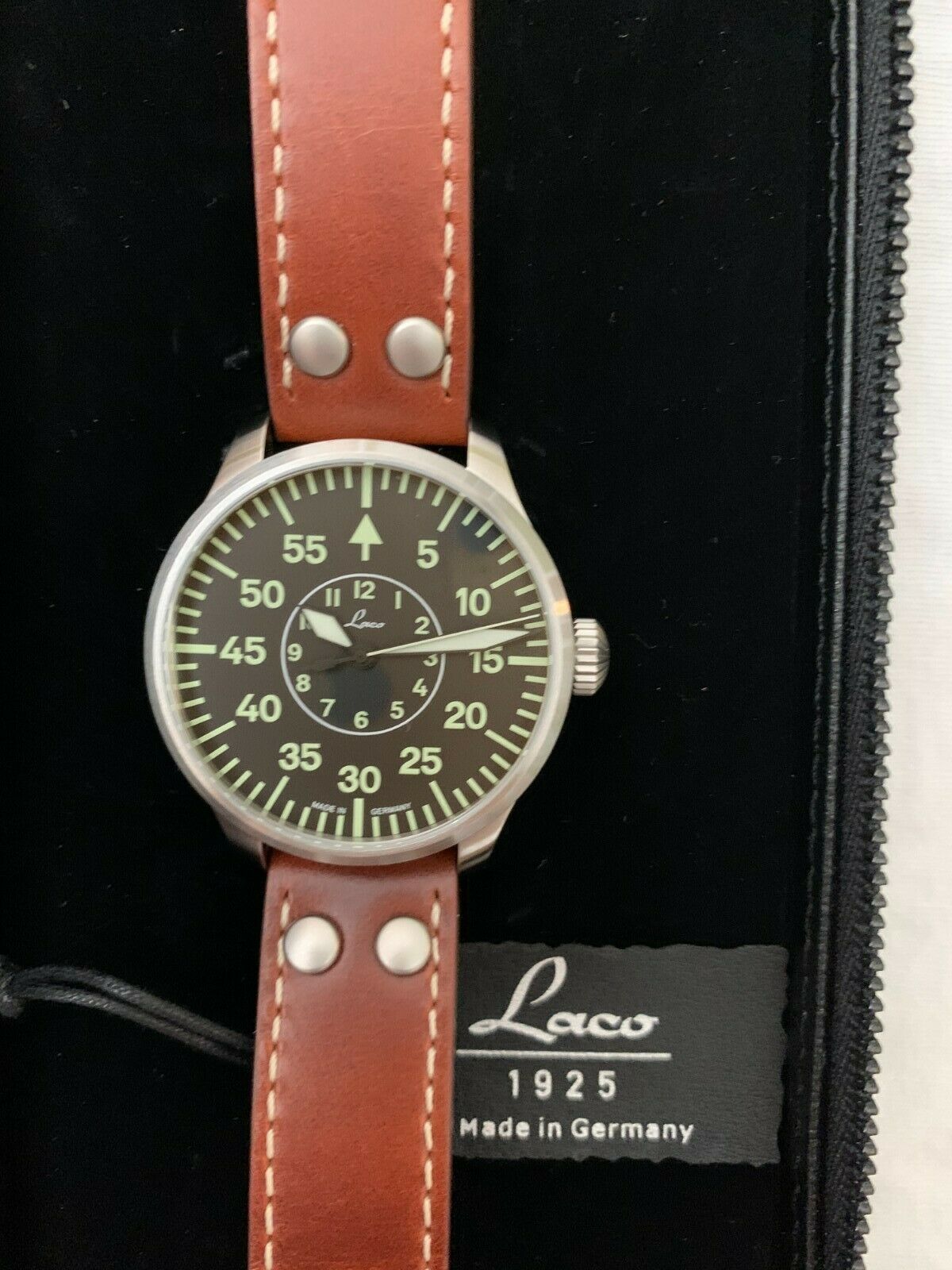 Laco Aachen Flieger Pilot Watch (B-Type Dial) Automatic 42mm - Made in ...