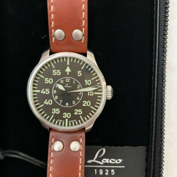 Laco Aachen Flieger Pilot Watch (B-Type Dial) Automatic 42mm - Made in ...
