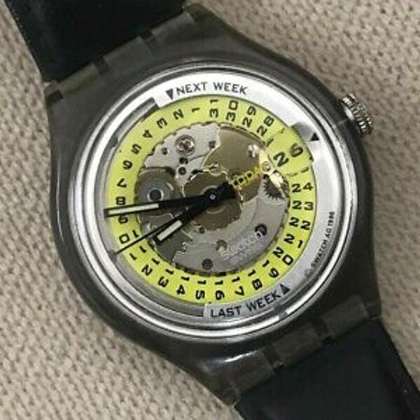RARE 1997 Automatic Swatch watch Last Week, Next Week collectible ...