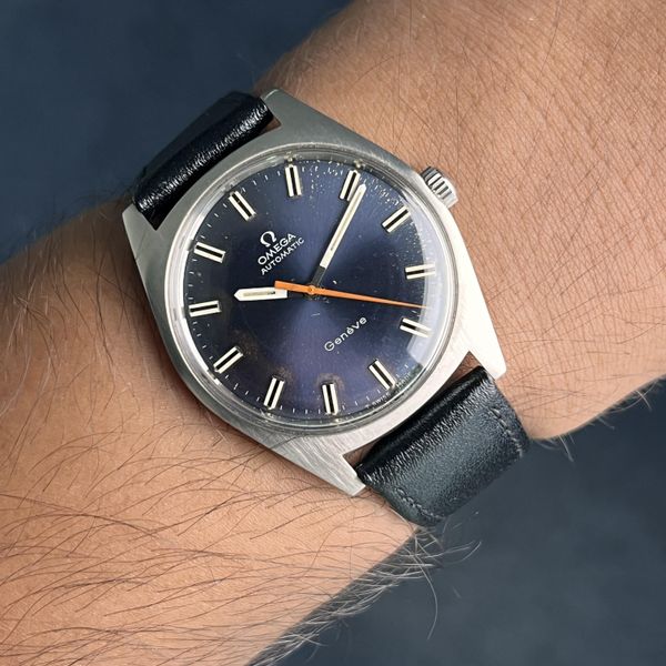 [WTS] Omega Geneve Automatic | Blue Patina Dial | Serviced ...