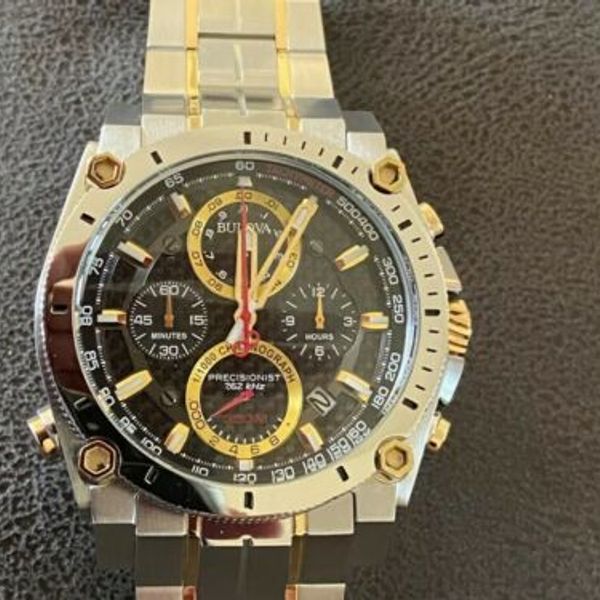 mens bulova precisionist chronograph watch 98B228 | WatchCharts