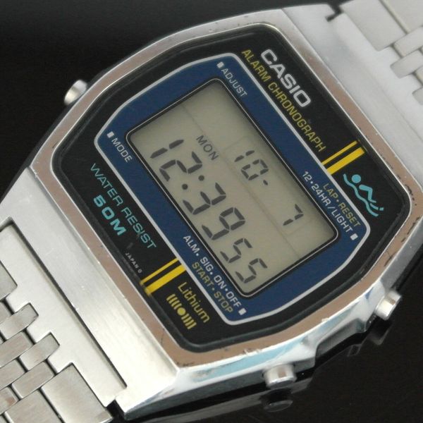 VINTAGE CASIO W-30 MODULE {152} 1983 Men's Watch Original Bracelet ...