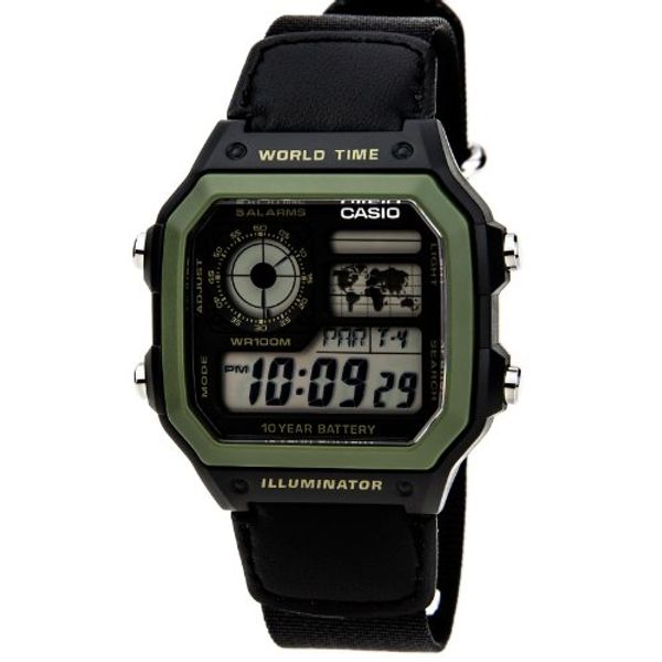 Casio CASIO Quartz Men's Digital Watch AE-1200WHB-1B | WatchCharts ...