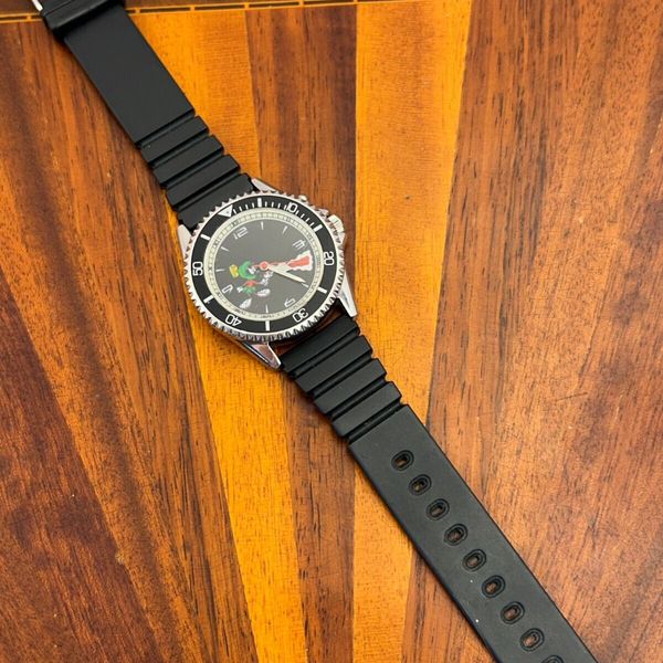 Vintage Fossil Marvin The Martian Men's Watch Diver Style 39mm - New ...