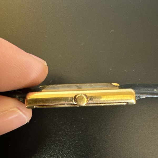Menâ s Raymond Weil - Ref. 5768/2 Tank style - 18K GOLD ELECTROPLATED ...