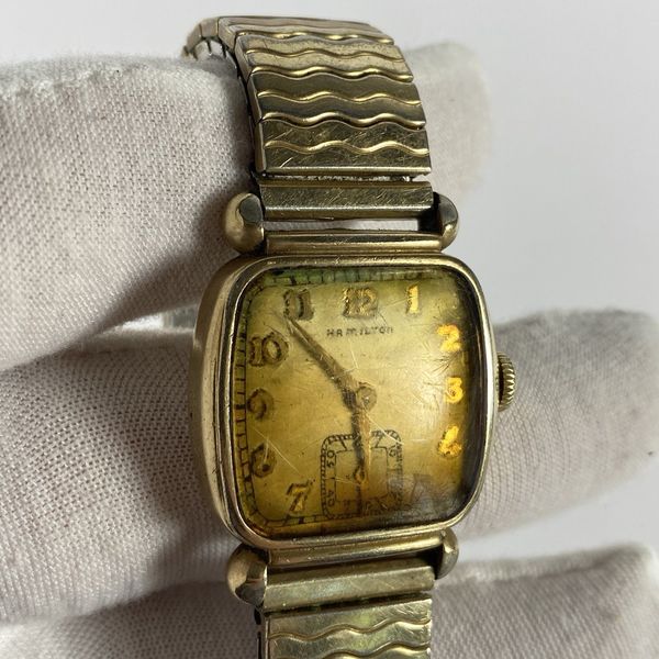 Vintage Hamilton Martin 10K Gold Filled Cal. 987A Manual 17J Watch ...