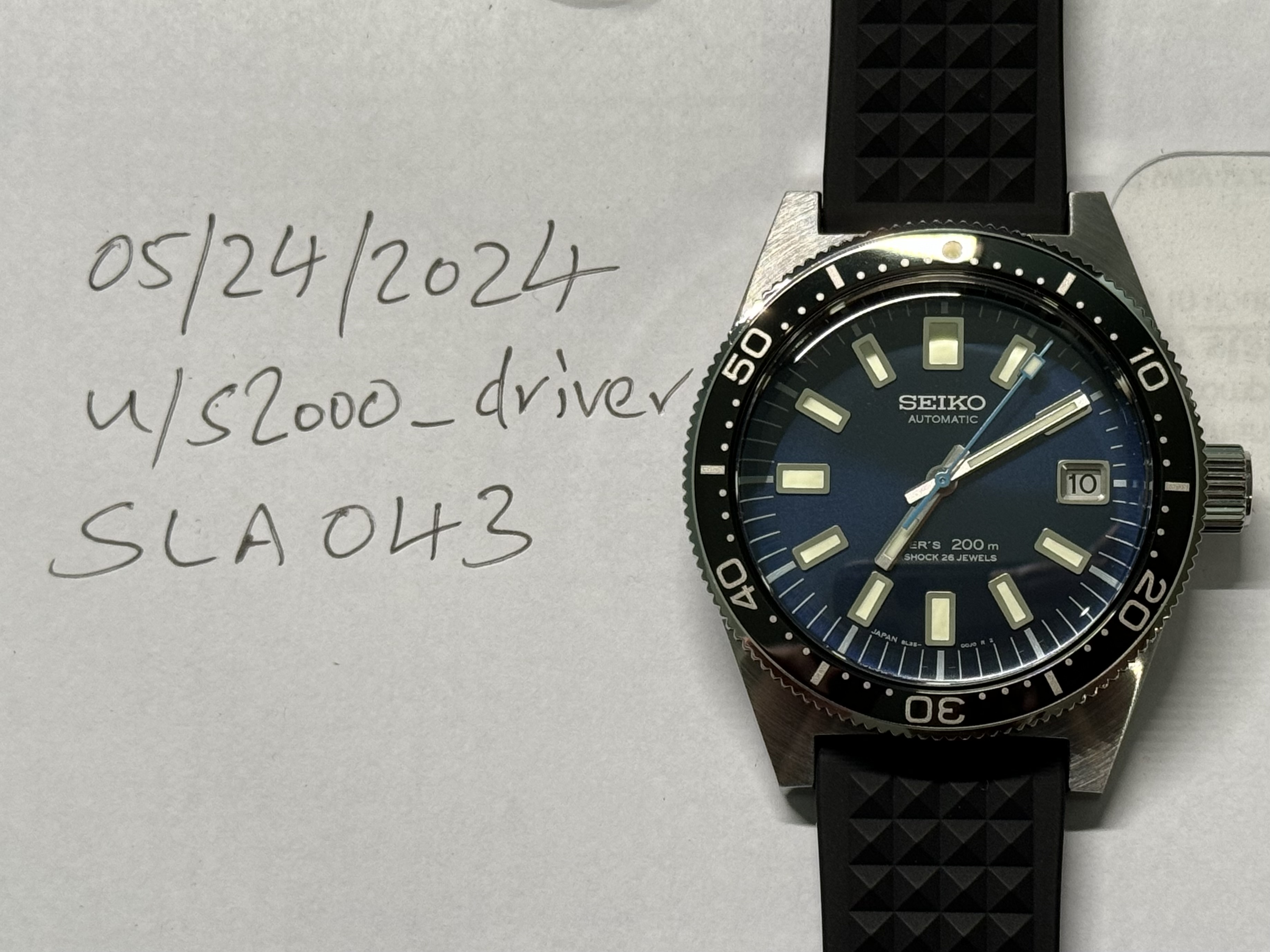 [WTS] Seiko Prospex SLA043 62MAS Diver 55th Anniversary LE in Excellent ...