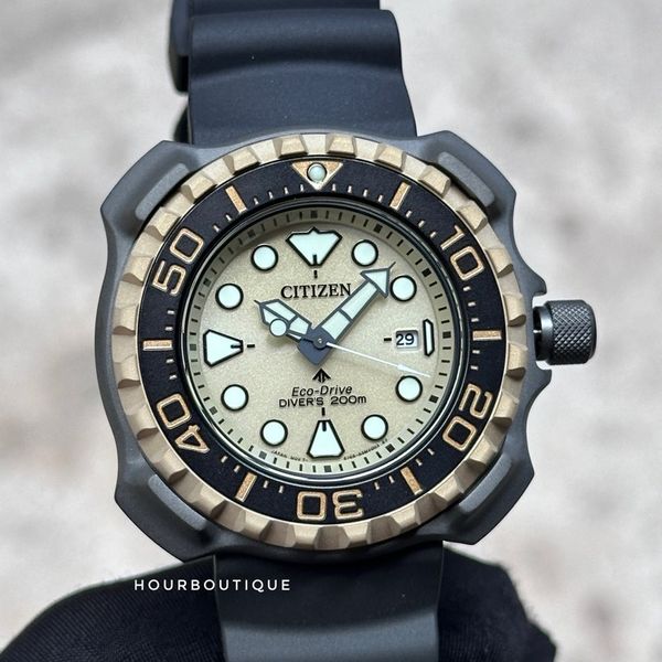 Brand New Citizen ProMaster Black Dial Eco-Drive Titanium Case Divers ...