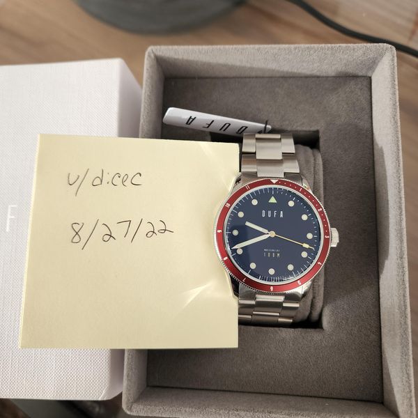 [WTS] DuFa "Ruby Red" DF-9035-66 (full set, like-new) | WatchCharts