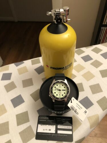 Citizen Promaster Diver NY0040-09W FULL LUME Automatic Dive Watch New ...