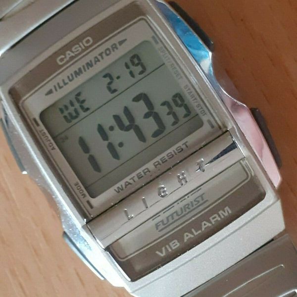Casio Futurist A220 Alarm Quartz Watch - Vibrate Illuminator - Vintage ...