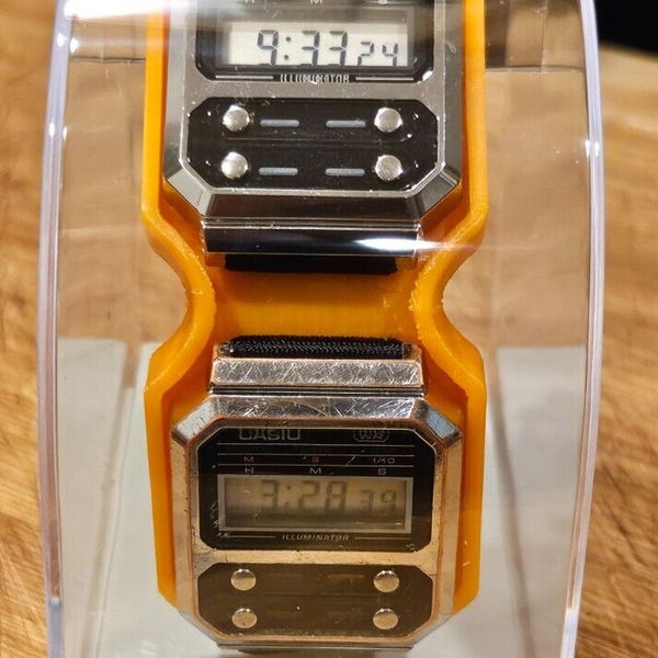 CUSTOM Dual Casio A100WE Aliens Ripley Watch Chronograph with Box ...