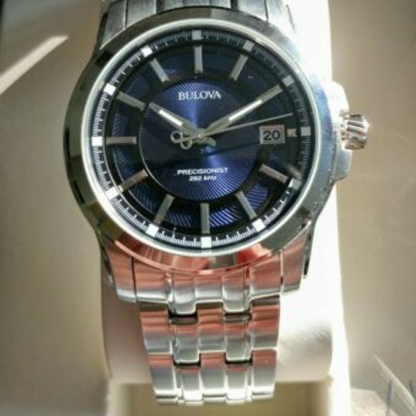 BULOVA Precisionist 96B159 Brand NEW for Men, BLUE dial. Was $350 ...