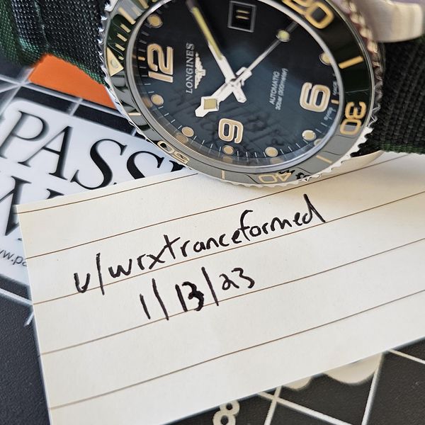 [WTS] Longines Hydroconquest 41mm “Kermit” ref. L37814052 | WatchCharts ...