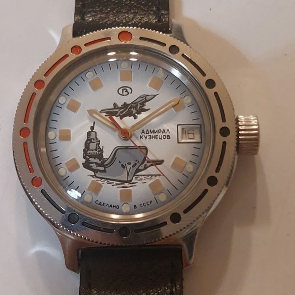 Vostok Boctok Komandirskie Amphibia Vintage Automatic Soviet Watch ...