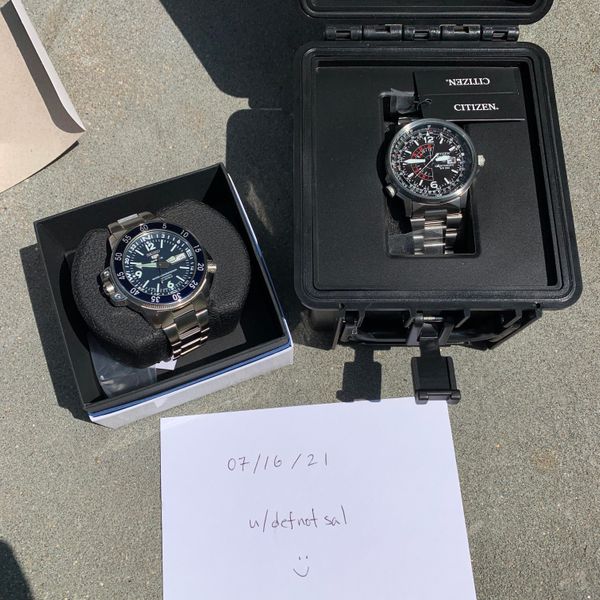 [WTS] A Lovely Brand New Seiko, Citizen Duo: Citizen Promaster ...