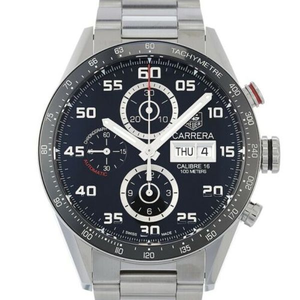 TAG Heuer CV2A10.BA0796 Automatic Chronograph Men's Watch - Deep Blue ...