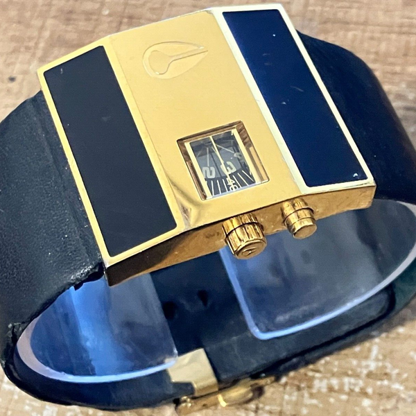 Nixon The Rotolog Direct Time RARE Midnight Edition Men's Black/Gold ...