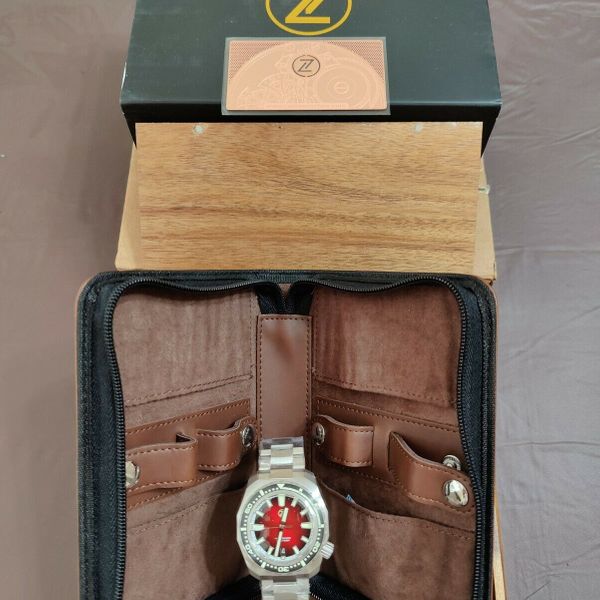 Zelos Hammerhead v3 Crimson Red Fumé Dial Sold Out Rare LE Serial #300 ...