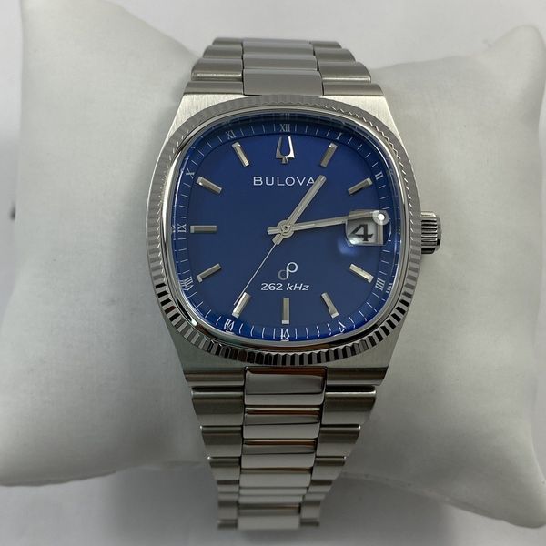 Bulova Super Seville Precisionist Quartz Blue Dial Steel Men's Watch ...