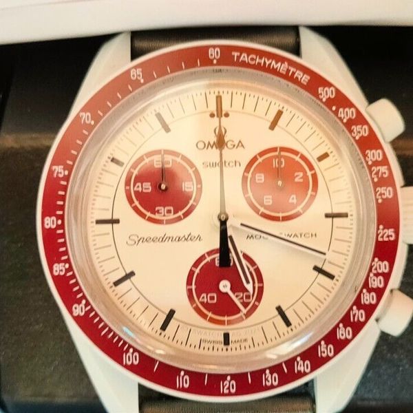 OMEGA x Swatch Speedmaster MoonSwatch Mission to Pluto Men's Watch ...