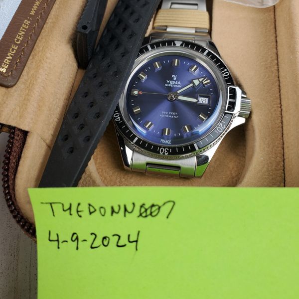 [WTS] Yema Superman Heritage Blue. | WatchCharts Marketplace