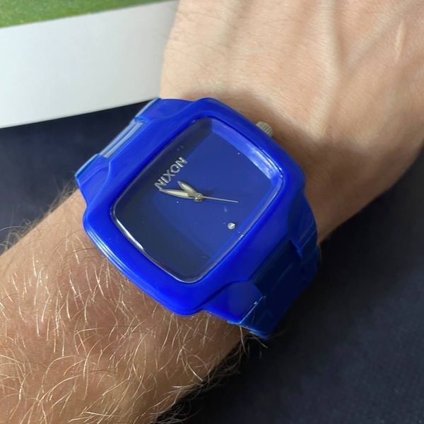 Vintage Nixon Time Teller P Blue Watch | WatchCharts Marketplace