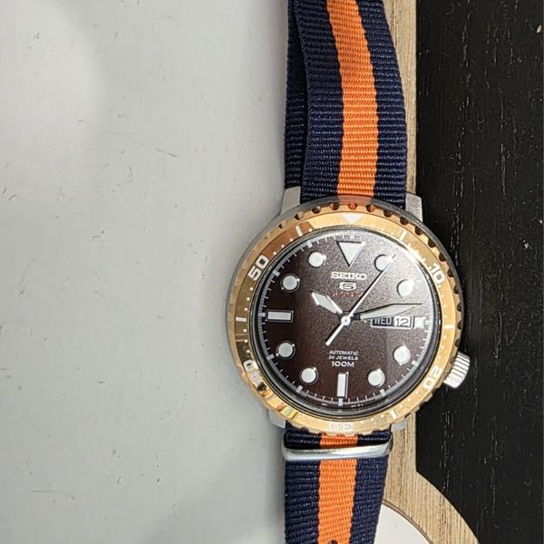 Seiko 5 automatic root beer bottlecap ( Mint Condition ) | WatchCharts ...