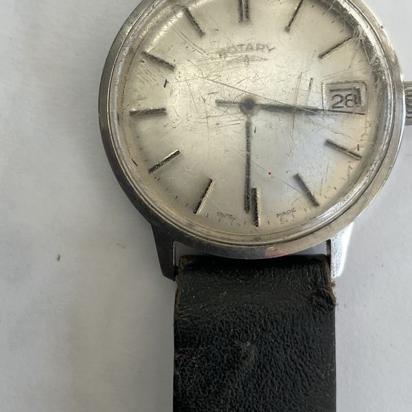 vintage 1960 Mens Rotary Watch 320 35mm Dial Hand Wind 17 Jewel Boxed ...