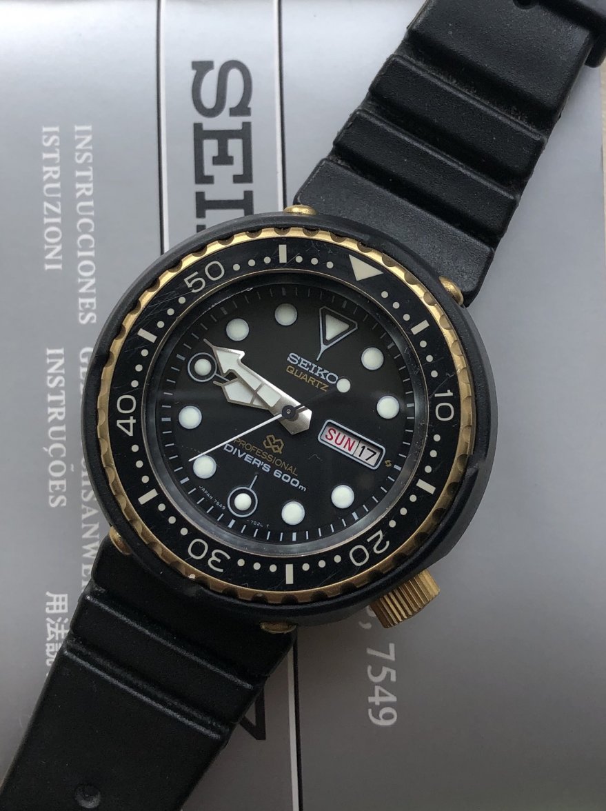 SOLD Seiko Golden Tuna 7549-7009 1978 Mint | WatchCharts Marketplace