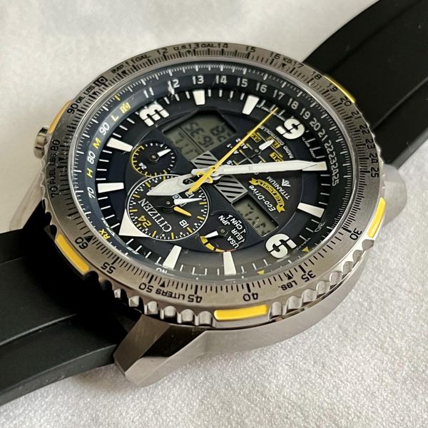 [WTS] Citizen Skyhawk Blue Angels A/T Titanium | WatchCharts Marketplace