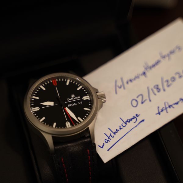 [WTS] Damasko DA34 - Leather - Box/Papers - $800 | WatchCharts