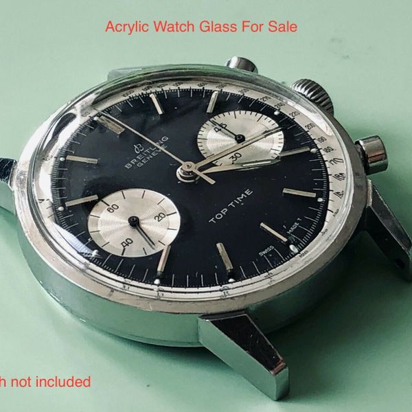 New ACRYLIC WATCH GLASS CRYSTAL for Breitling Top Time Ref: 2000 2002 ...