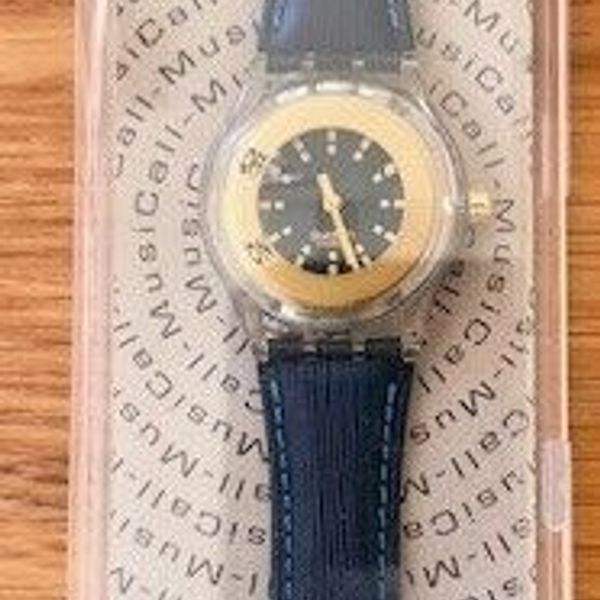 Swatch Watch Musical 1994 Funk Slk106 Very Rare - New, boxed and unwworn | WatchCharts Marketplace