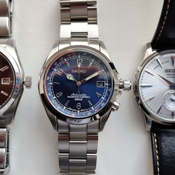 [WTS] The Seiko Trifecta: Blue Alpinist, SARB033, Cocktail Time w/Power ...