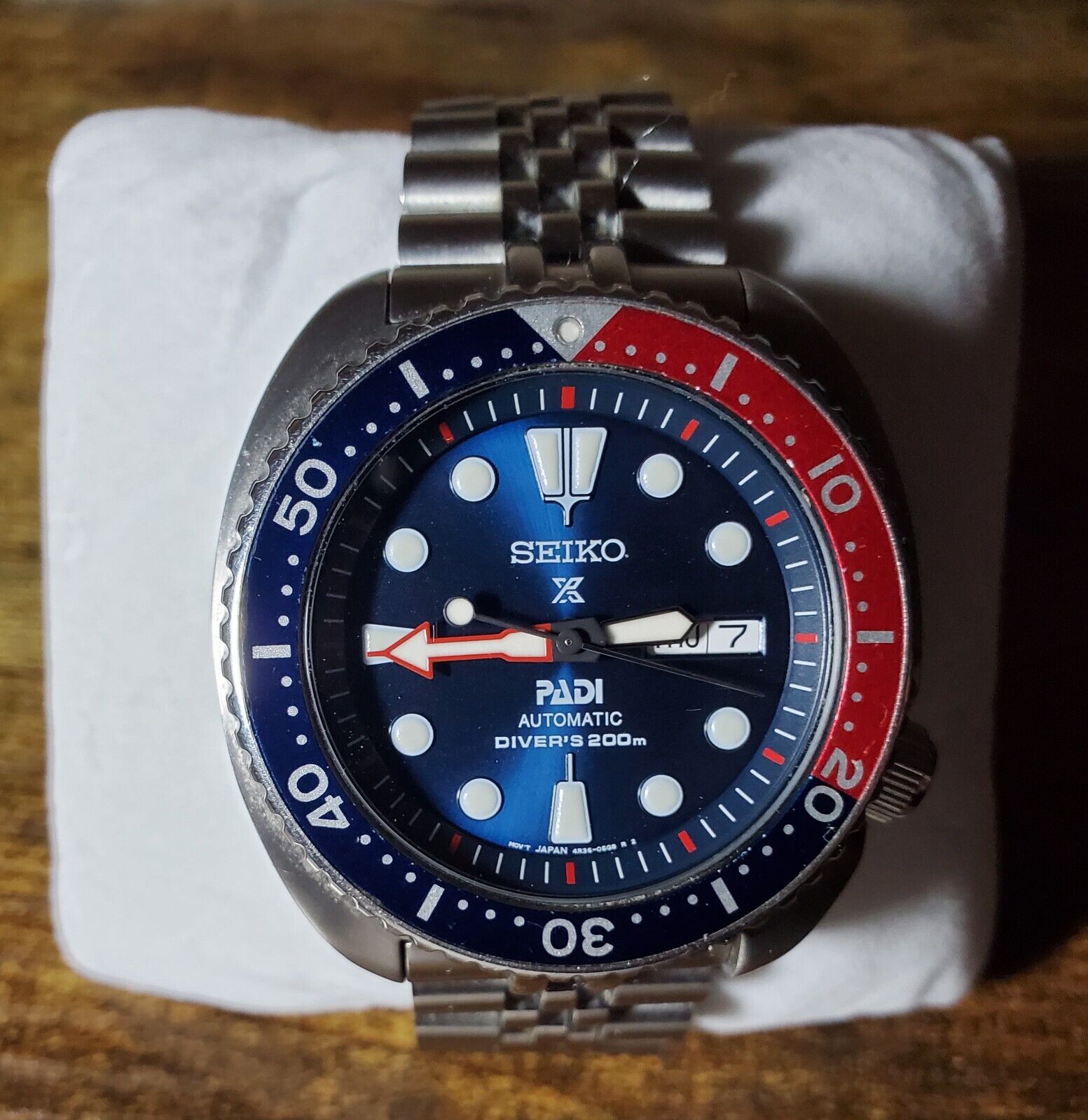 Seiko Prospex PADI Diver Automatic Men's Watch SRPA21 PEPSI 2 Bracelets ...