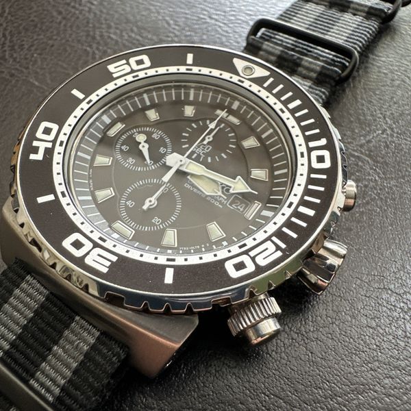 SEIKO CAESAR CHRONOGRAPH DIVERS WATCH - SNDA13P2 - * VERY RARE* near ...