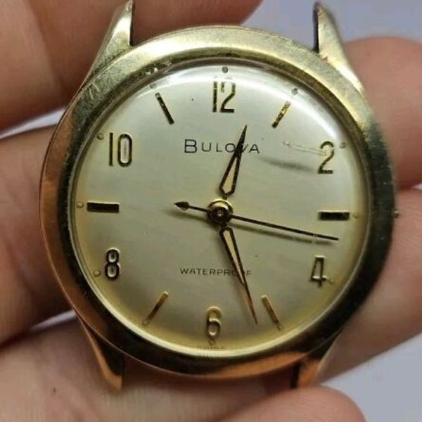 1960 Bulova Cal. 11AFC Manual Wind Mechanical Wristwatch FOR REPAIR ...