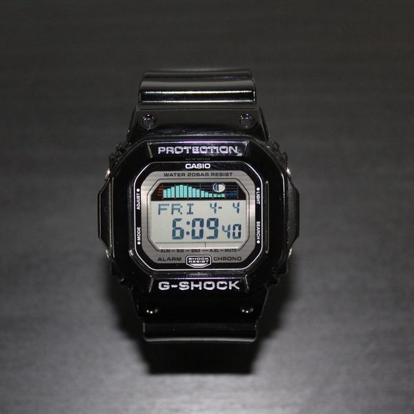 Casio G-Shock GLX-5600 G-lide Tide & Moon Data World Time Digital Watch ...