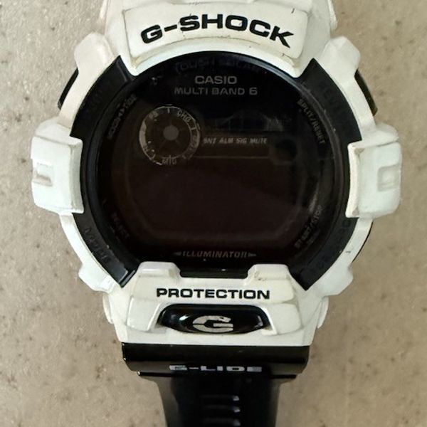 Casio G-Shock GWX-8900B 3279 B&W WR 20 Bar Quartz Digital Watch. Needs ...