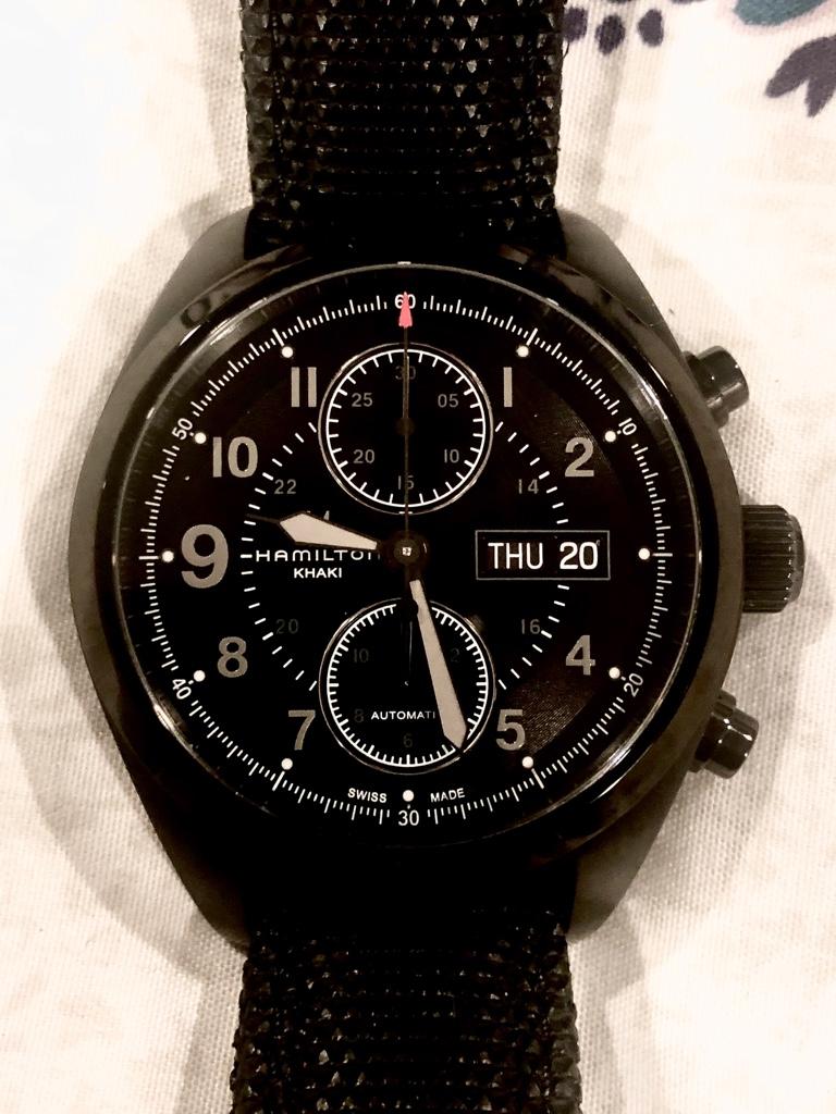 FS: Hamilton Khaki Field Automatic Chronograph H71626735 JACK RYAN ...