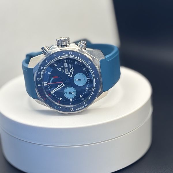 BOLDR ODYSSEY REGATTA AUTOMATIC Dive WATCH- 45mm Blue Dial (full Set ...