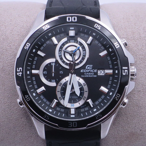 Mens Casio Edifice Chronograph Sports Watch 5372 EFR-547 | WatchCharts ...