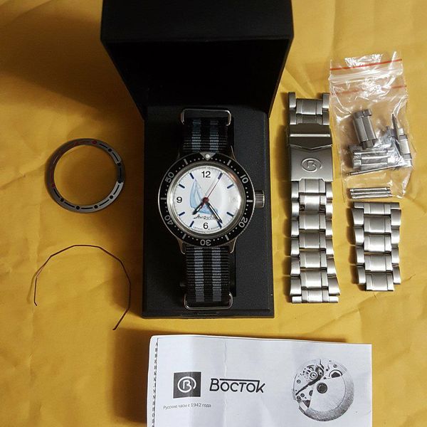 Vostok Amphibia Modded w/ Stock Parts. | WatchCharts