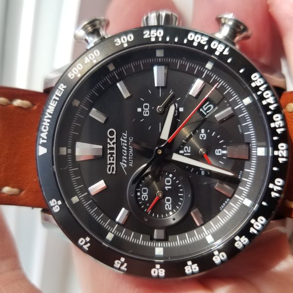 Seiko Ananta column wheel chronograph SQR005J1 | WatchCharts Marketplace